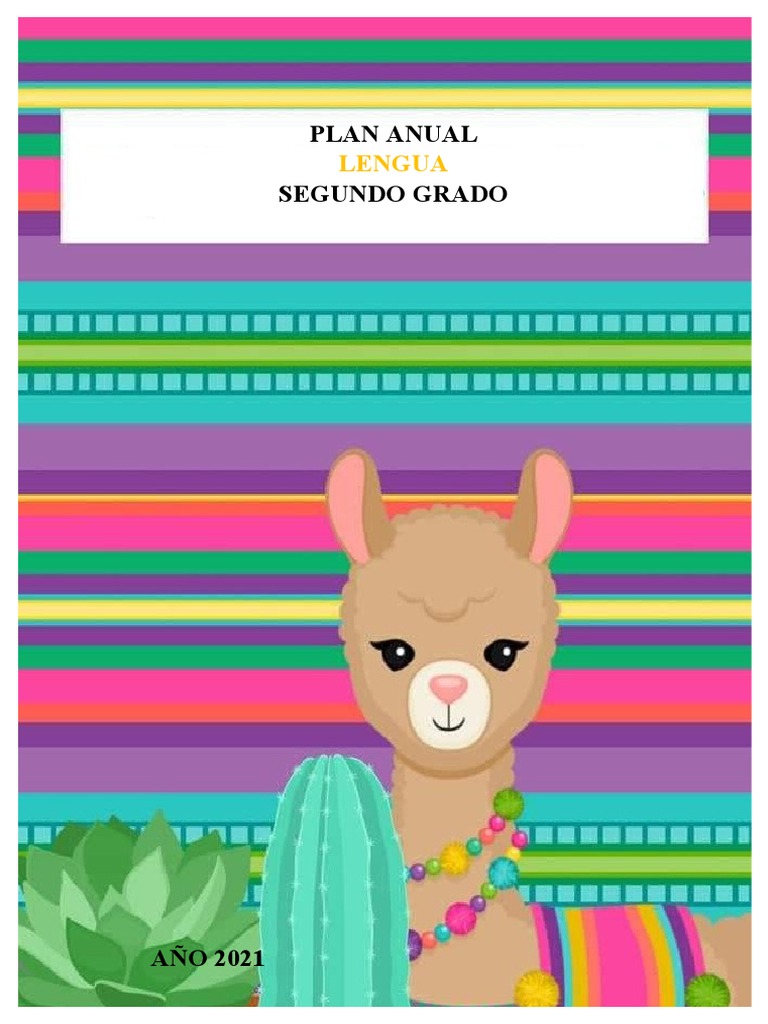 Lengua Planificación Anual Segundo Grado | PDF | Escritura ...