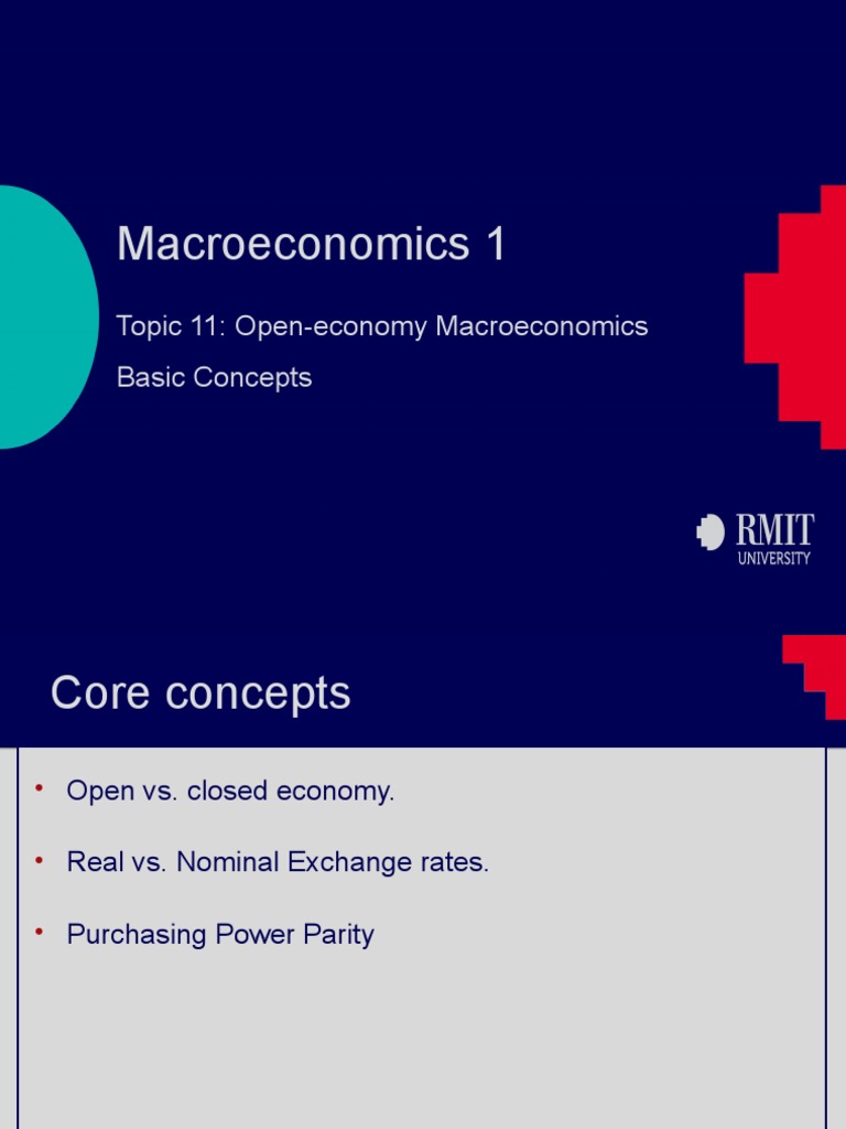 Open-Economy Macroeconomics Concepts | PDF | Purchasing Power Parity ...