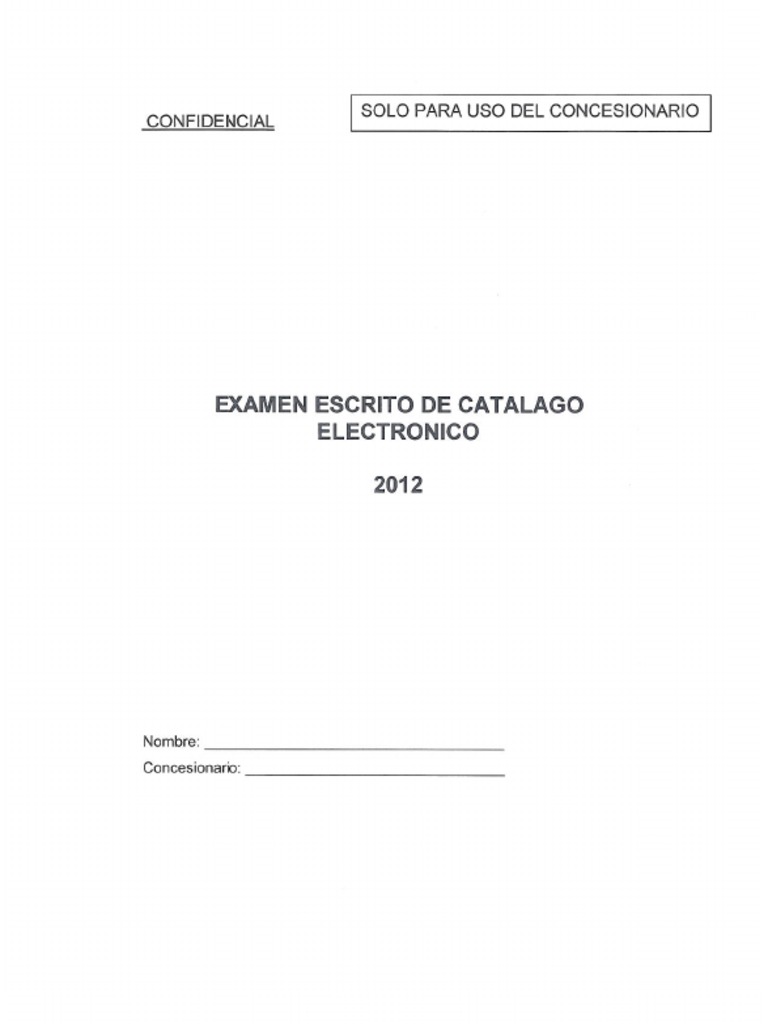 Examen EPC | PDF