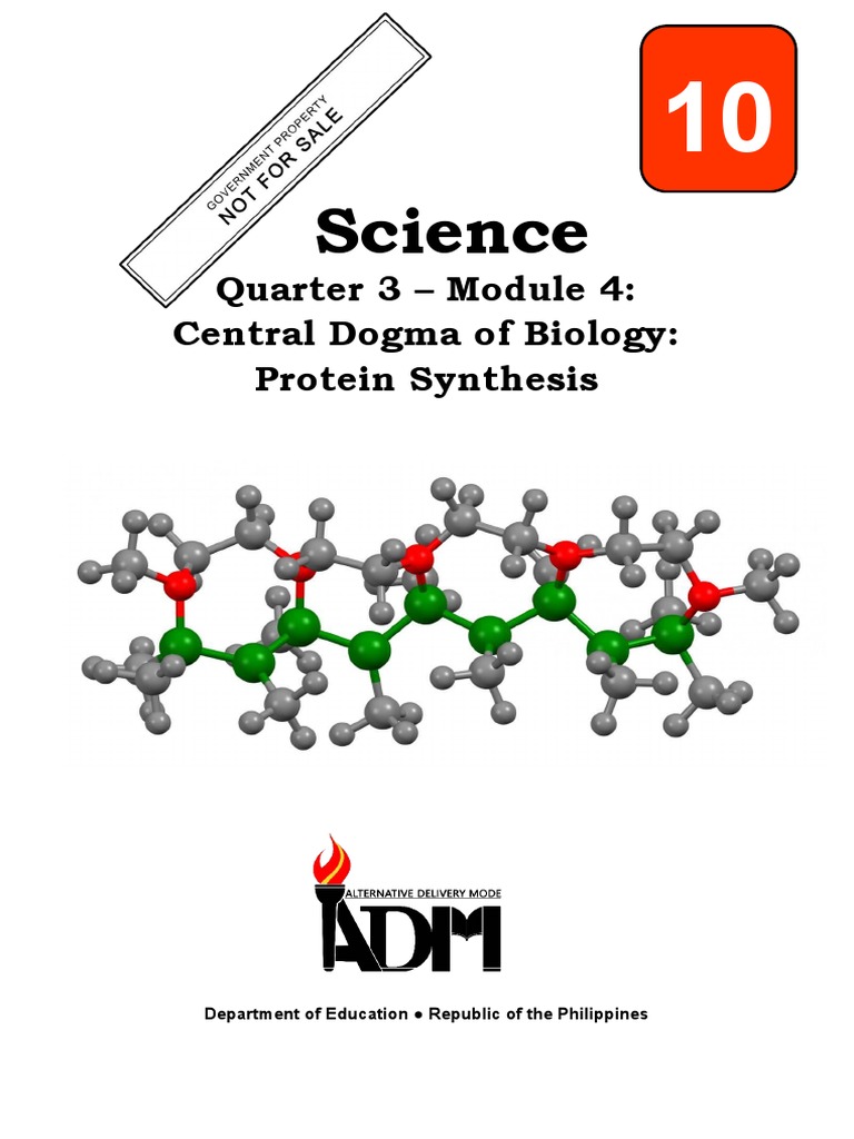 Science10 Q3 Ver4 Mod4 | PDF | Translation (Biology) | Rna