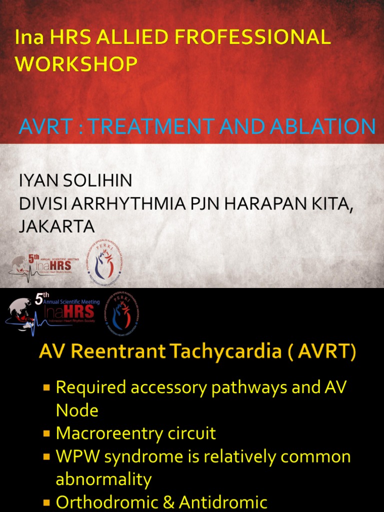 AVRT Treatment and Ablation Guide | PDF | Electrophysiology ...