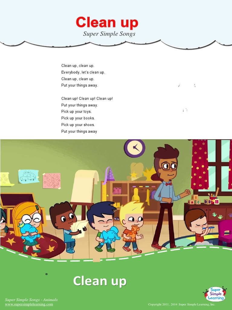 Clean Up: Super Simple Songs | PDF