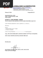 PCO Appointment and Letter of Request | PDF