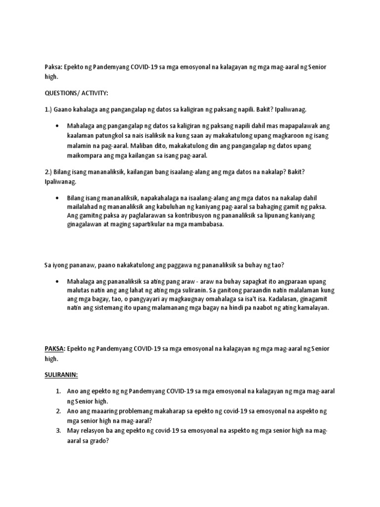 Filipino Research | PDF