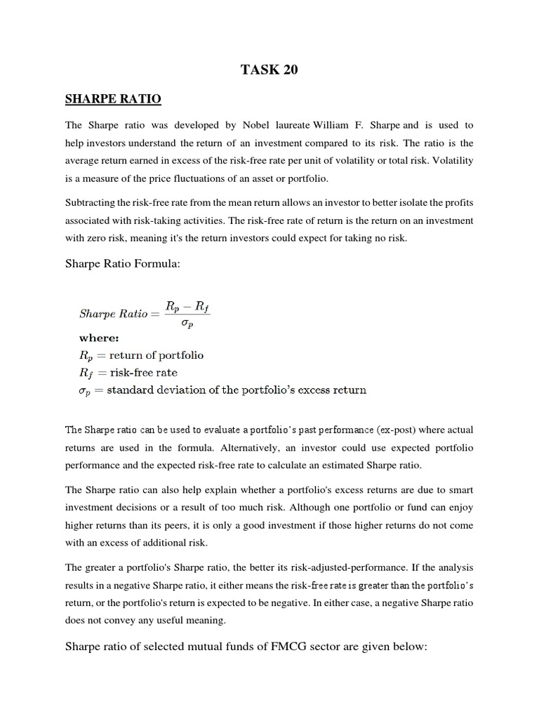 Mutual Fund Analysis | PDF | Sharpe Ratio | Beta (Finance)