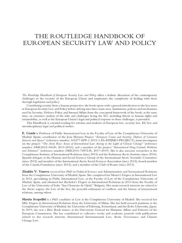 The EU Global Strategy Security Narrativ | PDF | European Union | Brexit