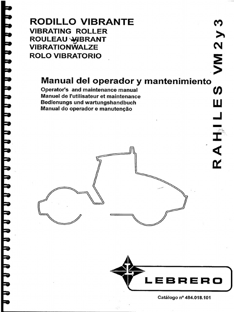 Manual Operador Mantenimiento Rulo Lebrero | PDF