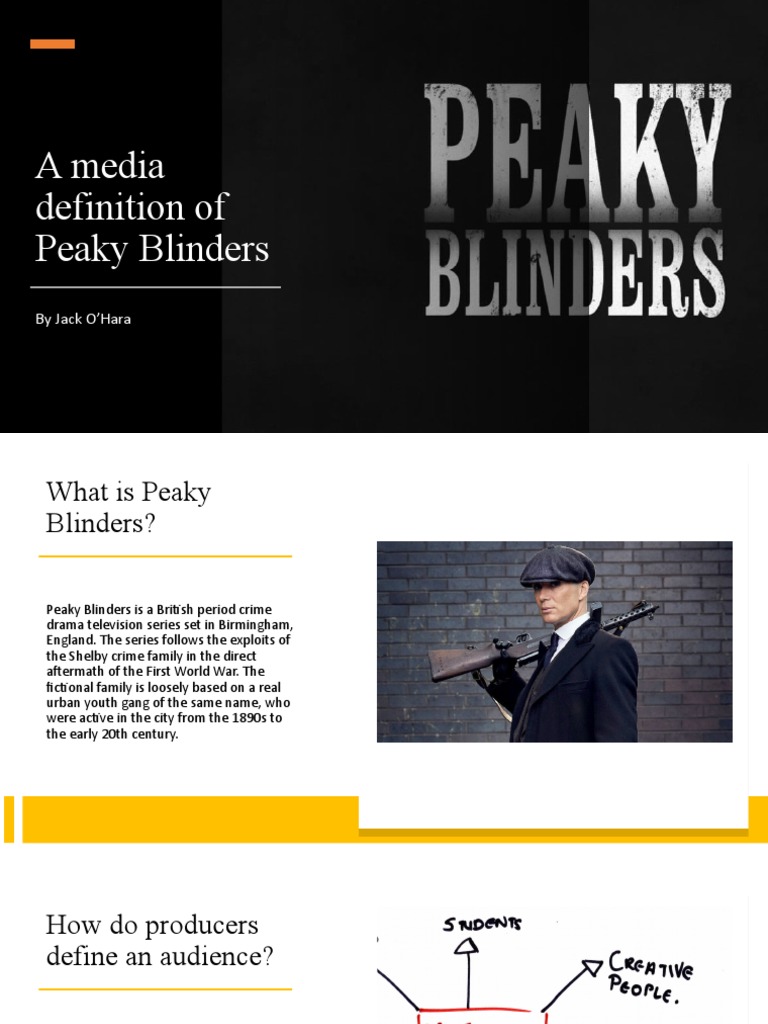 A Media Definition of Peaky Blinders | PDF | Audience Measurement ...