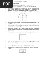 4. TIMO - Final - Mẫu phiếu trả lời (Answer sheet) | PDF | Mathematics
