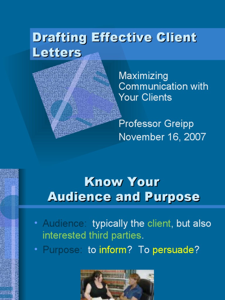 Drafting Effective Client Letters | PDF | Opinion | Sentence (Linguistics)