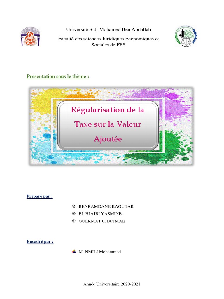 Régularisation de La Taxe Sur La Valeur Ajoutée | PDF | Taxe sur la valeur ajoutée | Paiements
