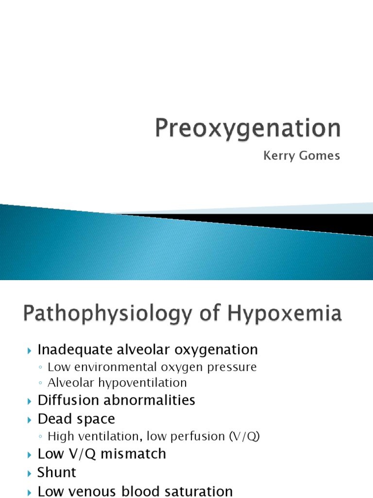 Preoxygenation 150407214024 Conversion Gate01 | PDF | Apnea | Breathing
