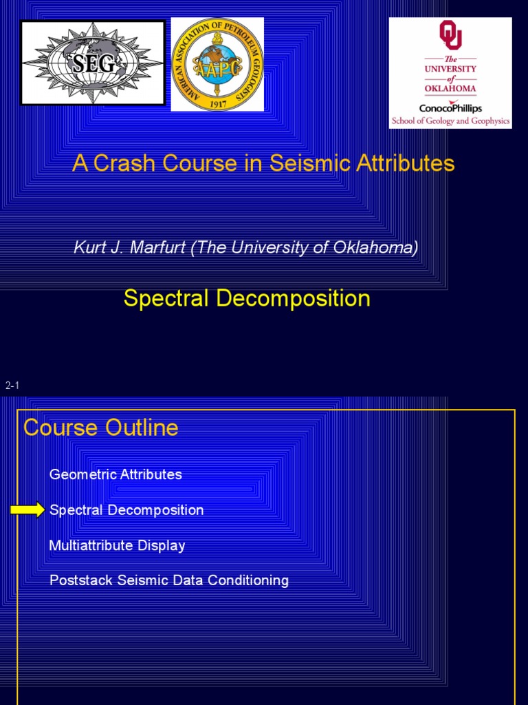 Spectral Decomposition | PDF | Spectral Density | Wavelet