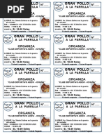 Ticket Pollada | PDF | Arte