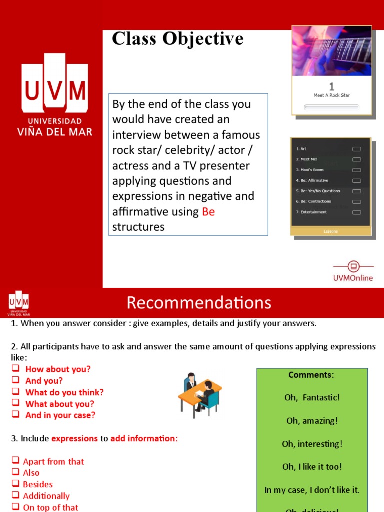 Unit 1 - Meet A Rock Star | PDF | Question