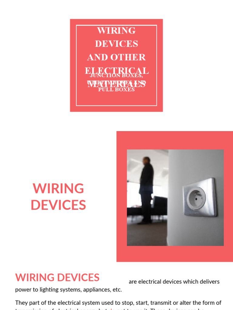 Types of Wiring Devices Explained | PDF | Switch | Electrical Connector