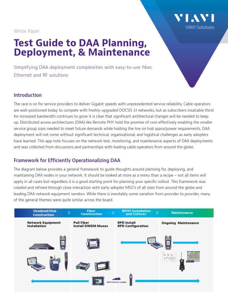 Test Guide Daa Planning Deployment Maintenance White Papers Books en ...