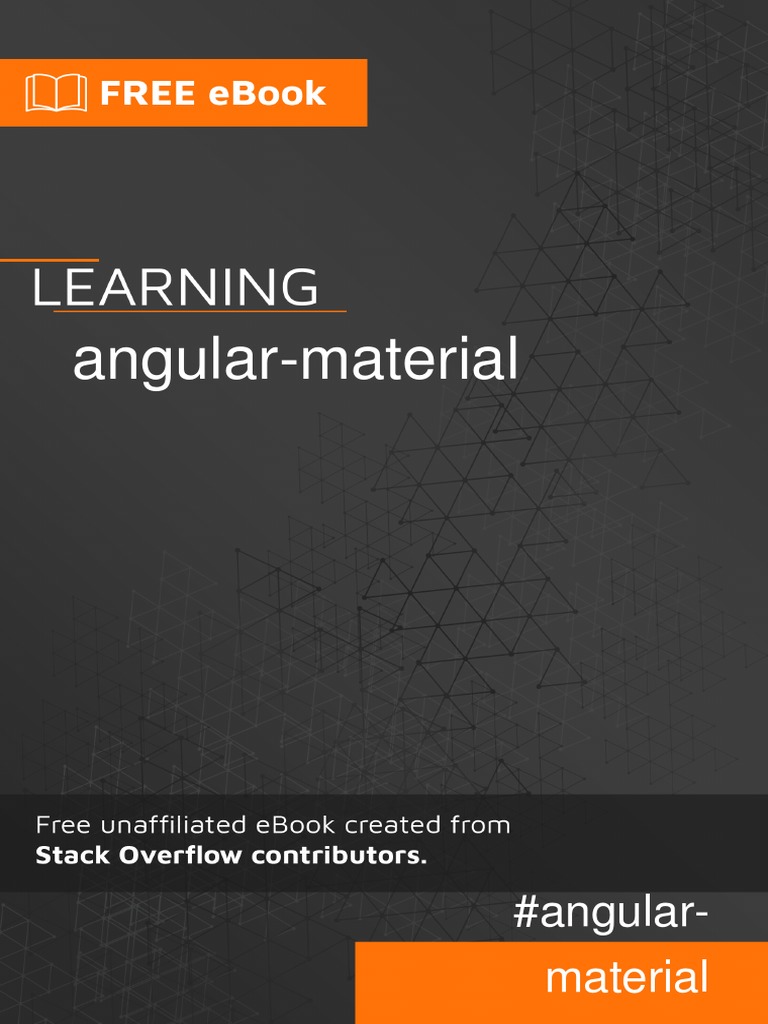 Angular Material | PDF | System Software | Computing
