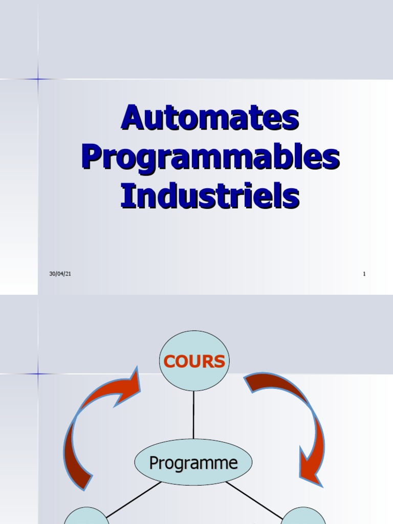 COUR Automates Programmables Industriels | PDF | Automate programmable ...