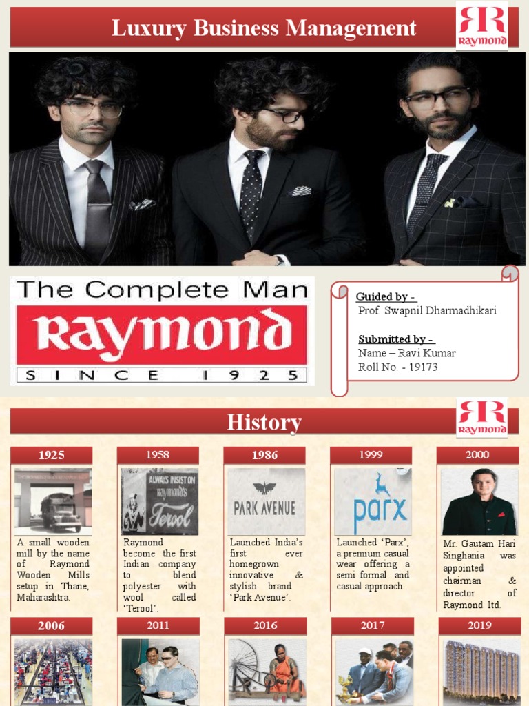 Overview of Raymond | PDF | Brand | Retail