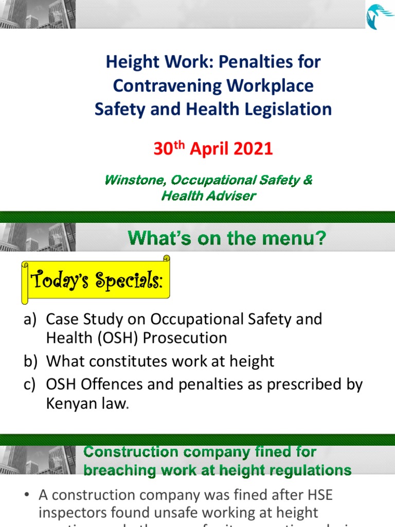 Penalties for Height Work Violations | PDF | Technology & Engineering