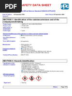 Safety Data Sheet: CIF Disinfectant Floor Cleaner | PDF | Occupational ...