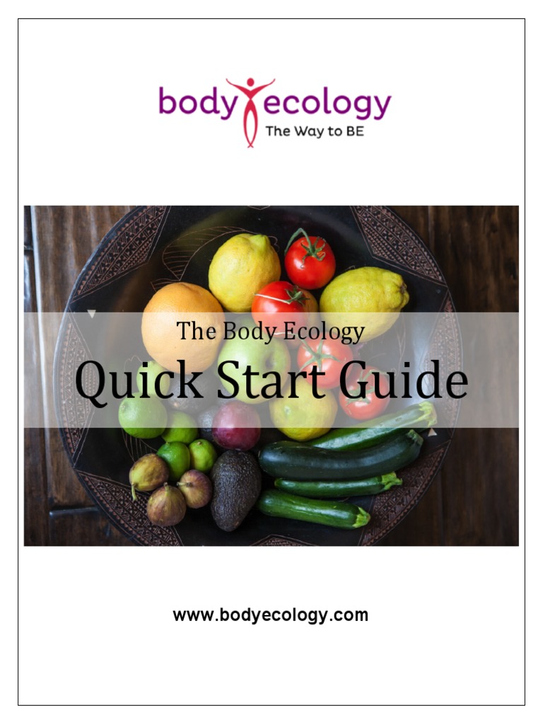 Quick Start Guide: The Body Ecology | PDF | Milk | Foods