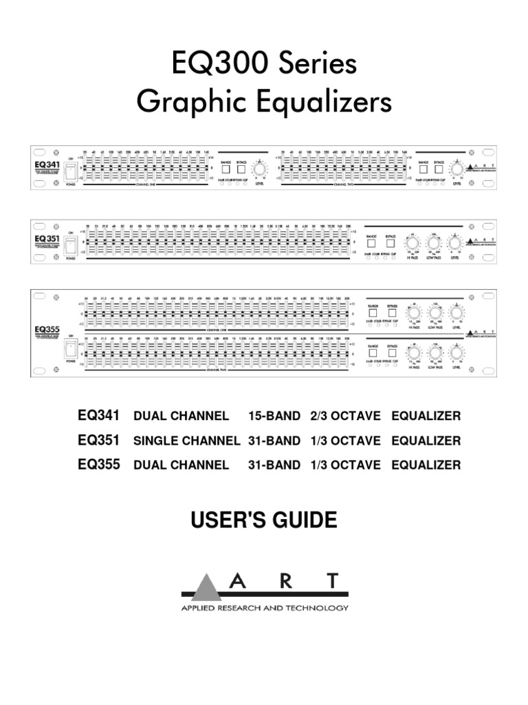 EQ300 Series Graphic Equalizers: User'S Guide | Download Free PDF | Equalization (Audio) | Audio ...