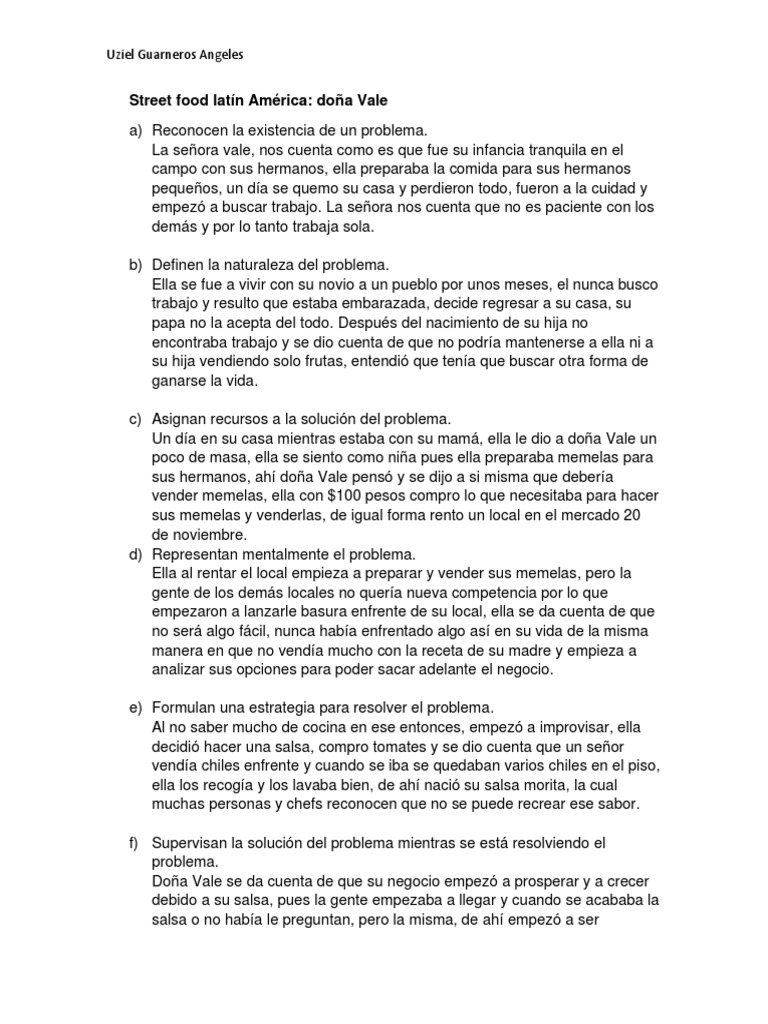 Historia de Doña Vale y sus Memelas | PDF