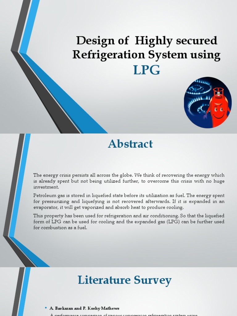Design of Refrigeration System Final PPT Phase | PDF | Liquefied ...