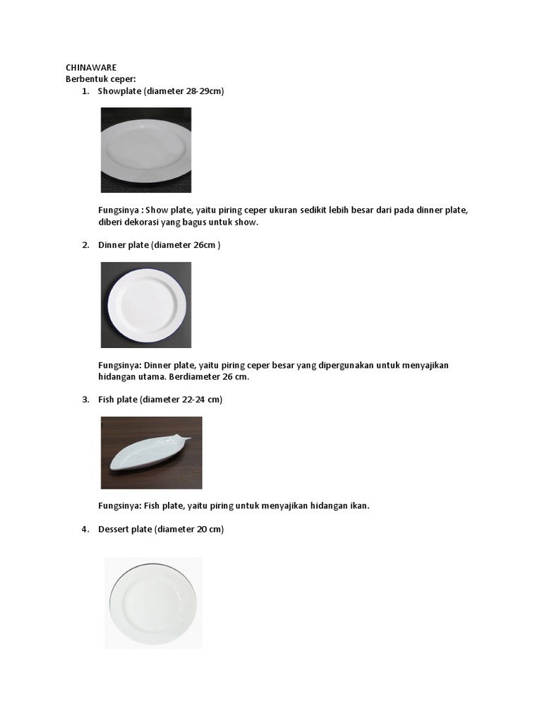 Fungsi dan Jenis Chinaware | PDF | Seni