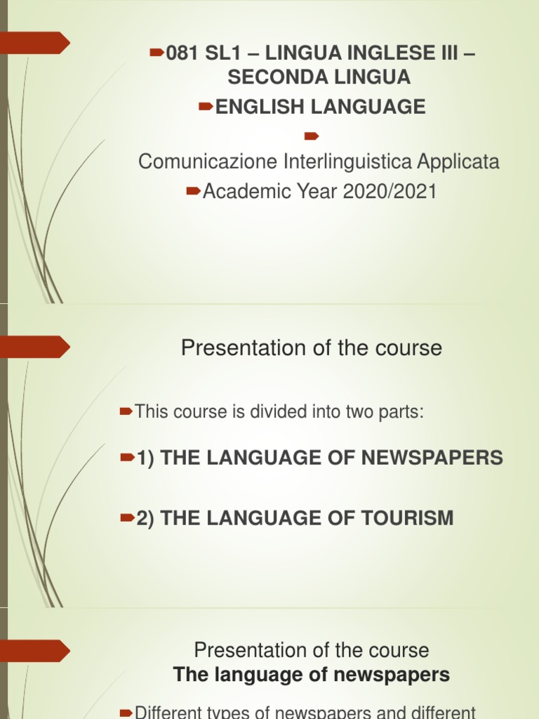 The Language of Newspapers | PDF | Newspapers | The Times