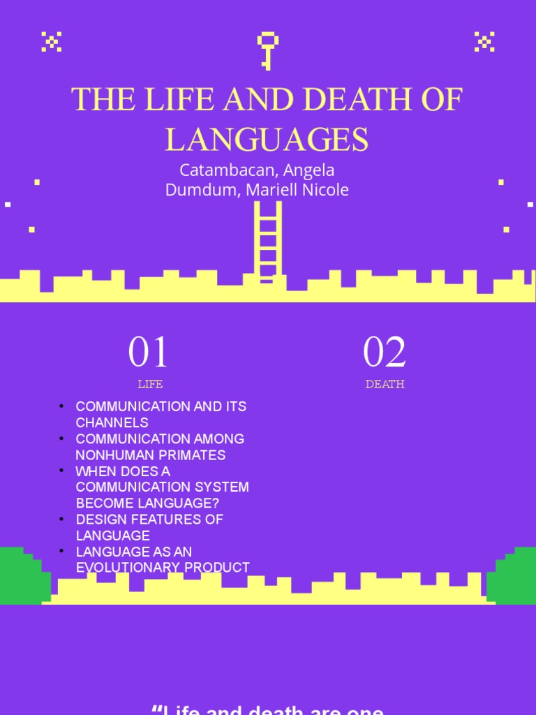 The Life and Death of Languages: Catambacan, Angela Dumdum, Mariell ...