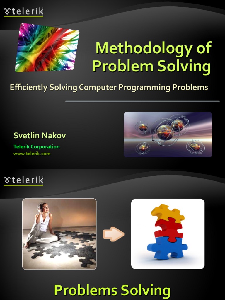 Methodology of Problem Solving | PDF | Computer Programming | Algorithms