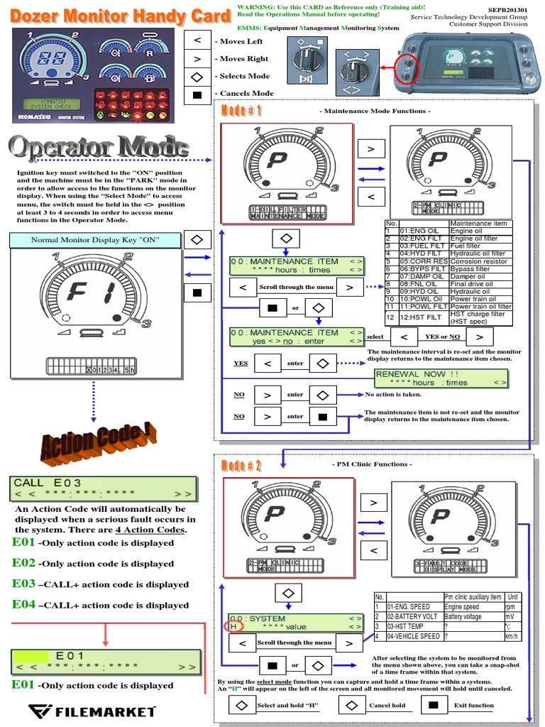 Dozer Monitor Komatsu | PDF | Computer Monitor | Manufactured Goods