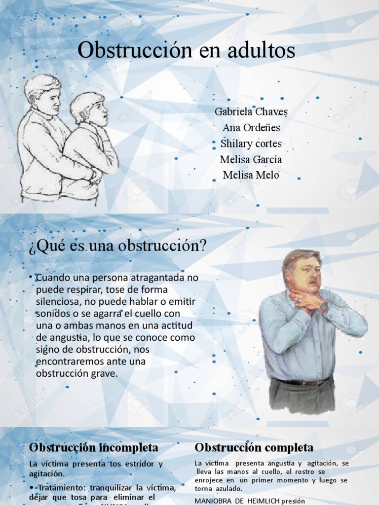 Obstrucción en Adultos | PDF | Habilidades de supervivencia ...