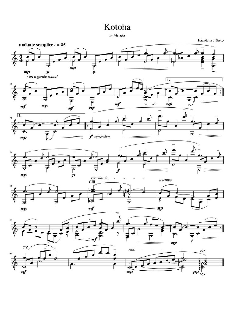 Kotoha by Hirokazu Sato | PDF