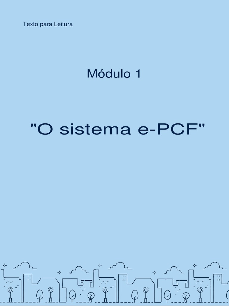 O Sistema e-PCF | PDF | Trabalho social | Fazer login