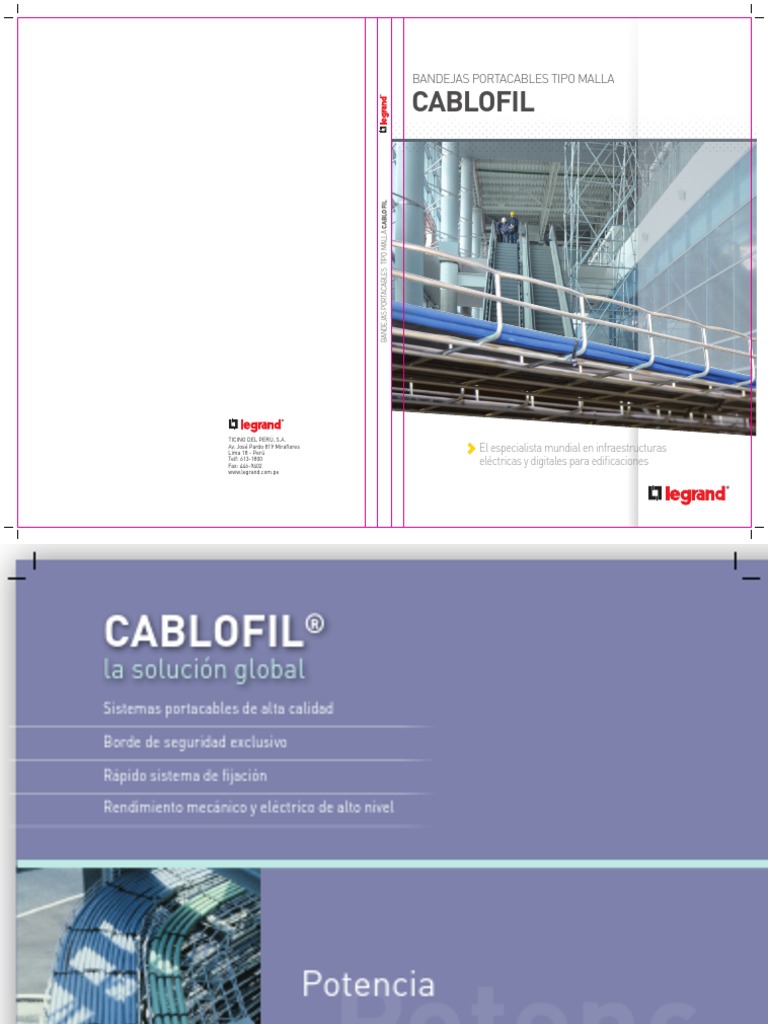 Catálogo Cablofil Perú 2019 | PDF | Corrosión | Zinc