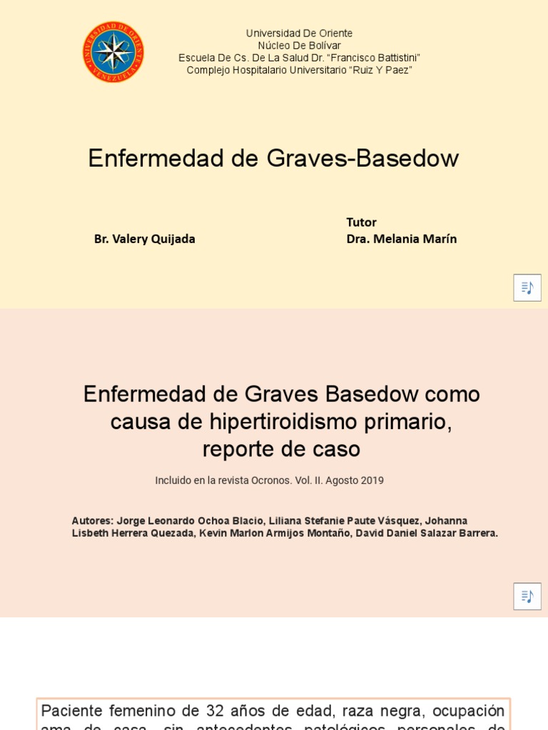Graves Basedow | PDF | Hipertiroidismo | Sistema endocrino