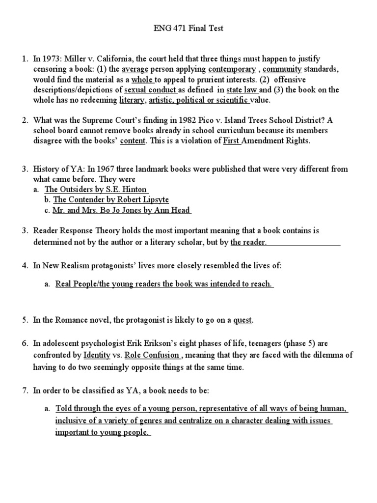 ENG 471 Final 2021 | PDF | Poetry | Books