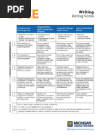 ECPE Writing Rating Scale | PDF | Vocabulary | Cognition