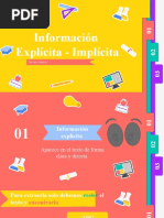 Comprensión Lectora Explícito e Implícito | PDF | Puma | Información