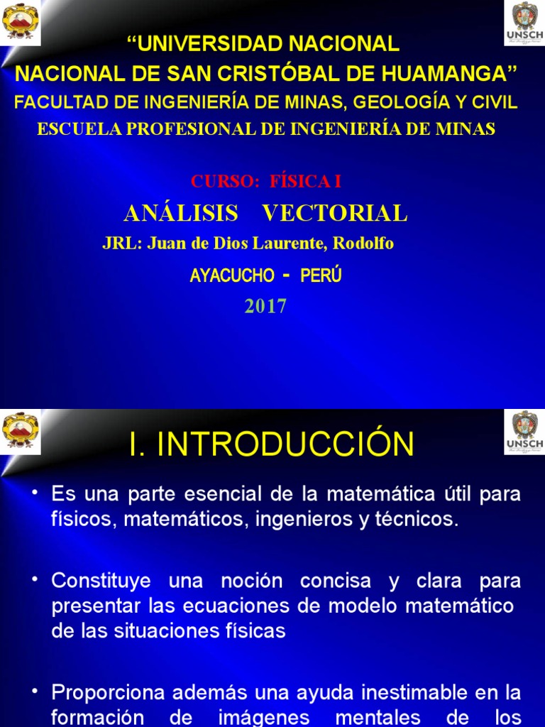Analisis Vectorial Opta | PDF | Vector Euclidiano | Escalar (Matemáticas)