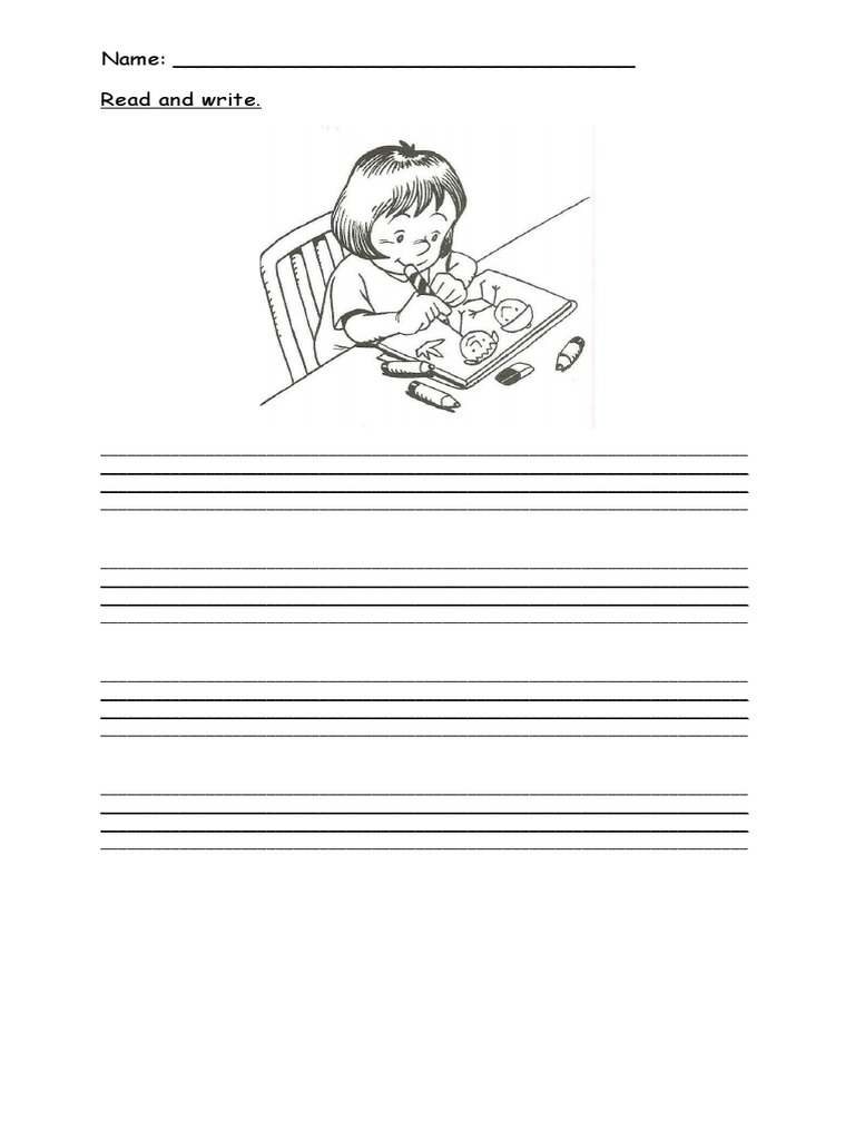 Reading and Writing Worksheet | PDF
