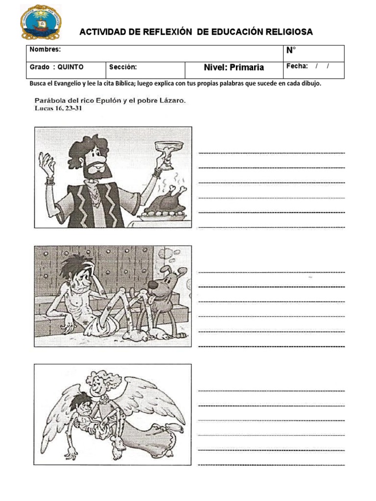 El Rico Epulon y Lazaro | PDF