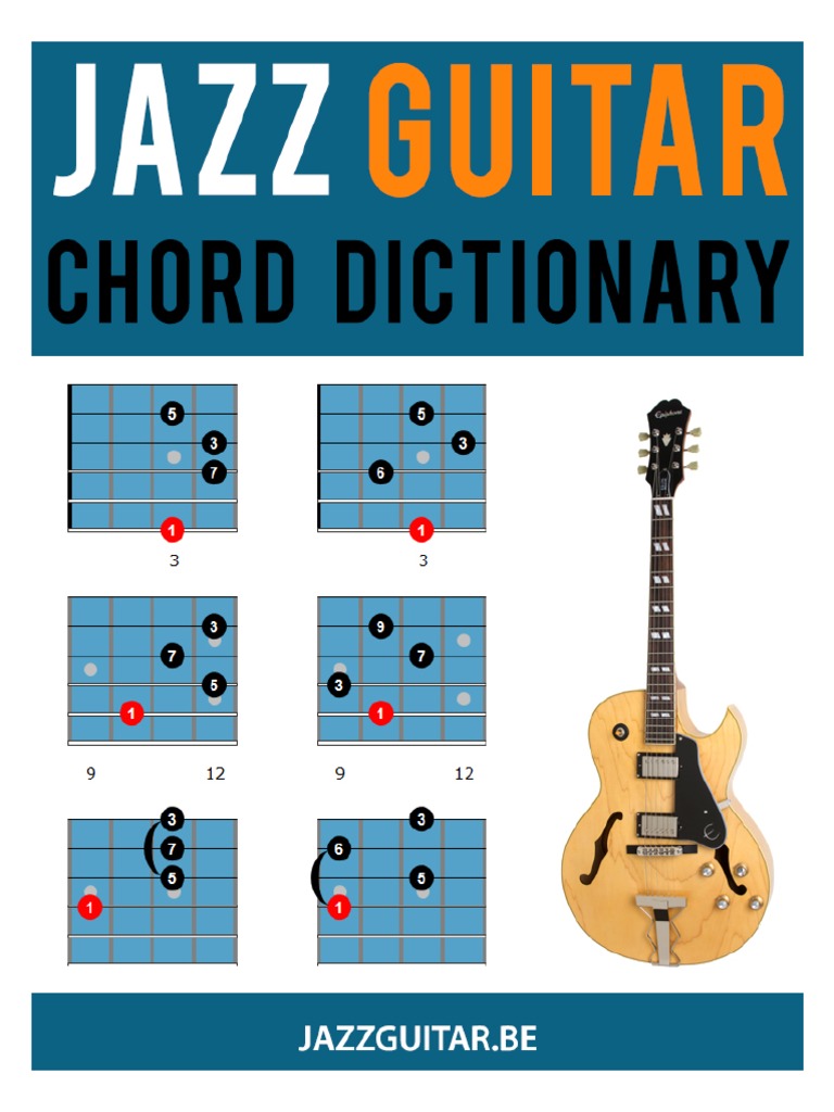 Jazz Guitar Chord Dictionary | PDF | Chord (Music) | Elements Of Music