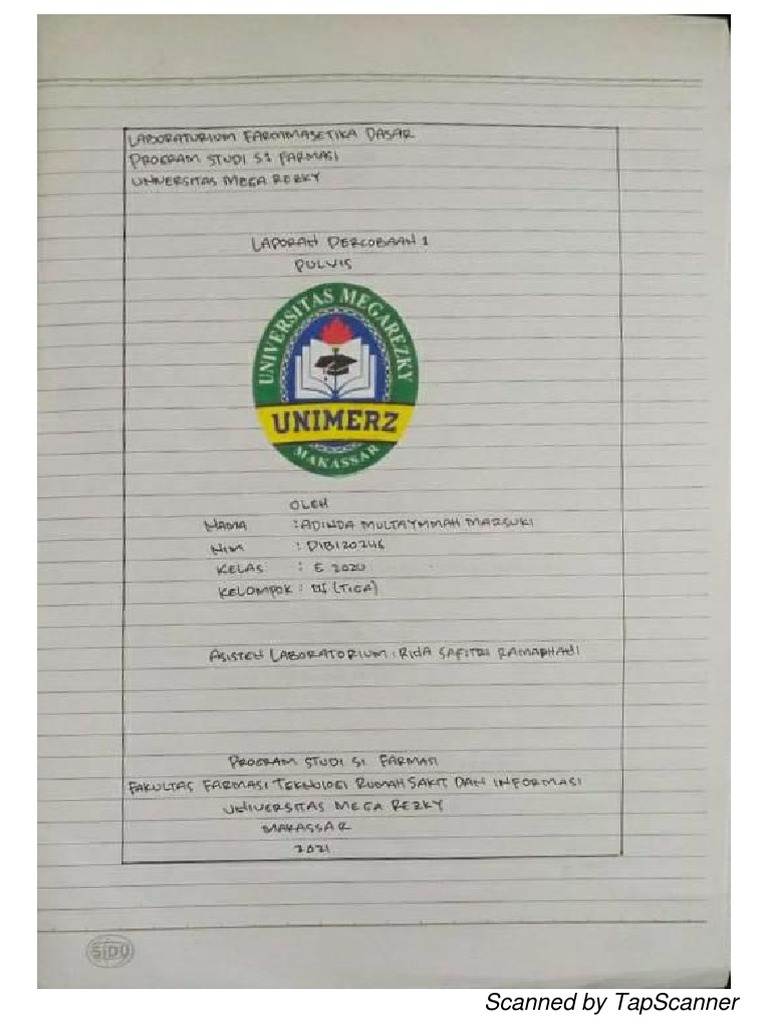 LAPORAN Pulveres | PDF