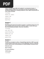 Tube Feeding Calculation Guide | PDF | Calorie | Food And Drink