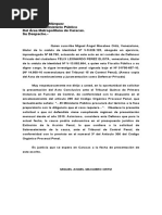 Formato Modelo Ejemplo Solicitud de Nombramiento de Defensor Publico CAUSA PENAL | PDF